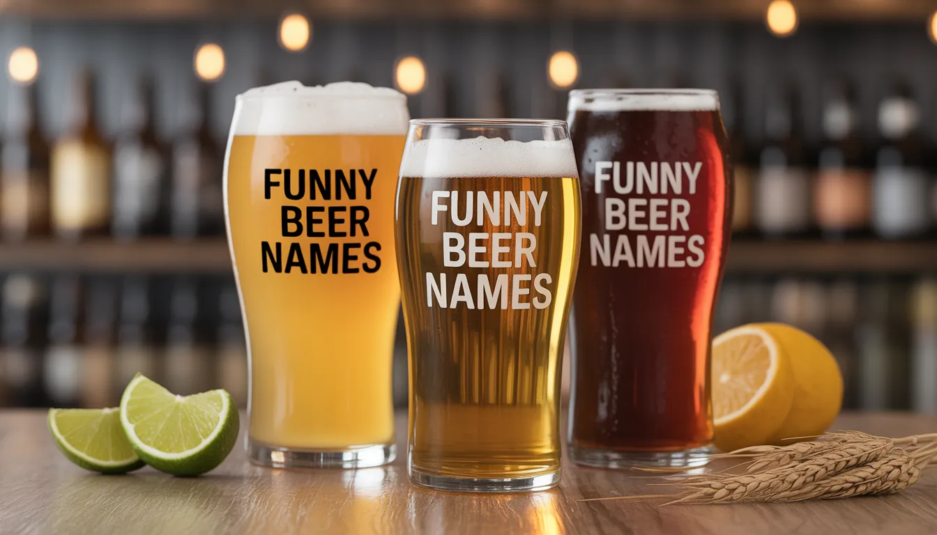 600 Catchy and Funny Beer Names for Your Menu