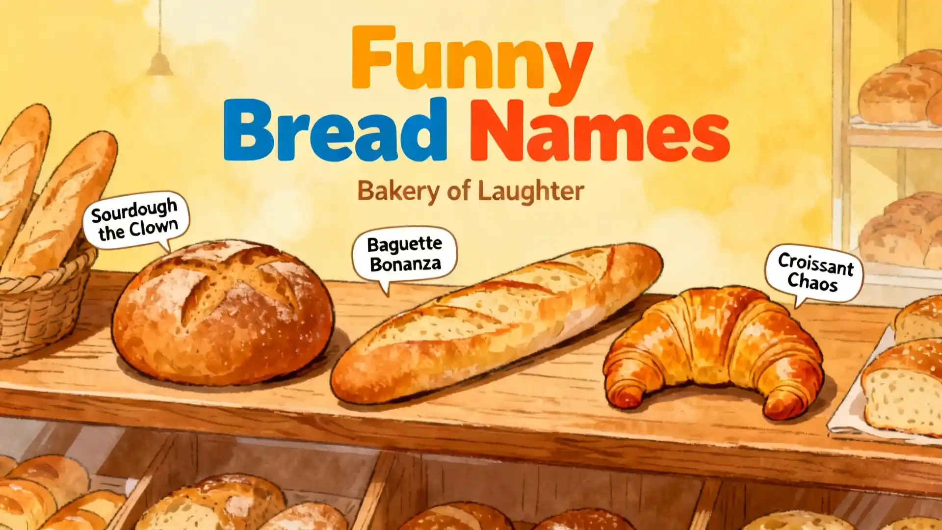 300+ Cute and Funny Bread Names for Food Lovers