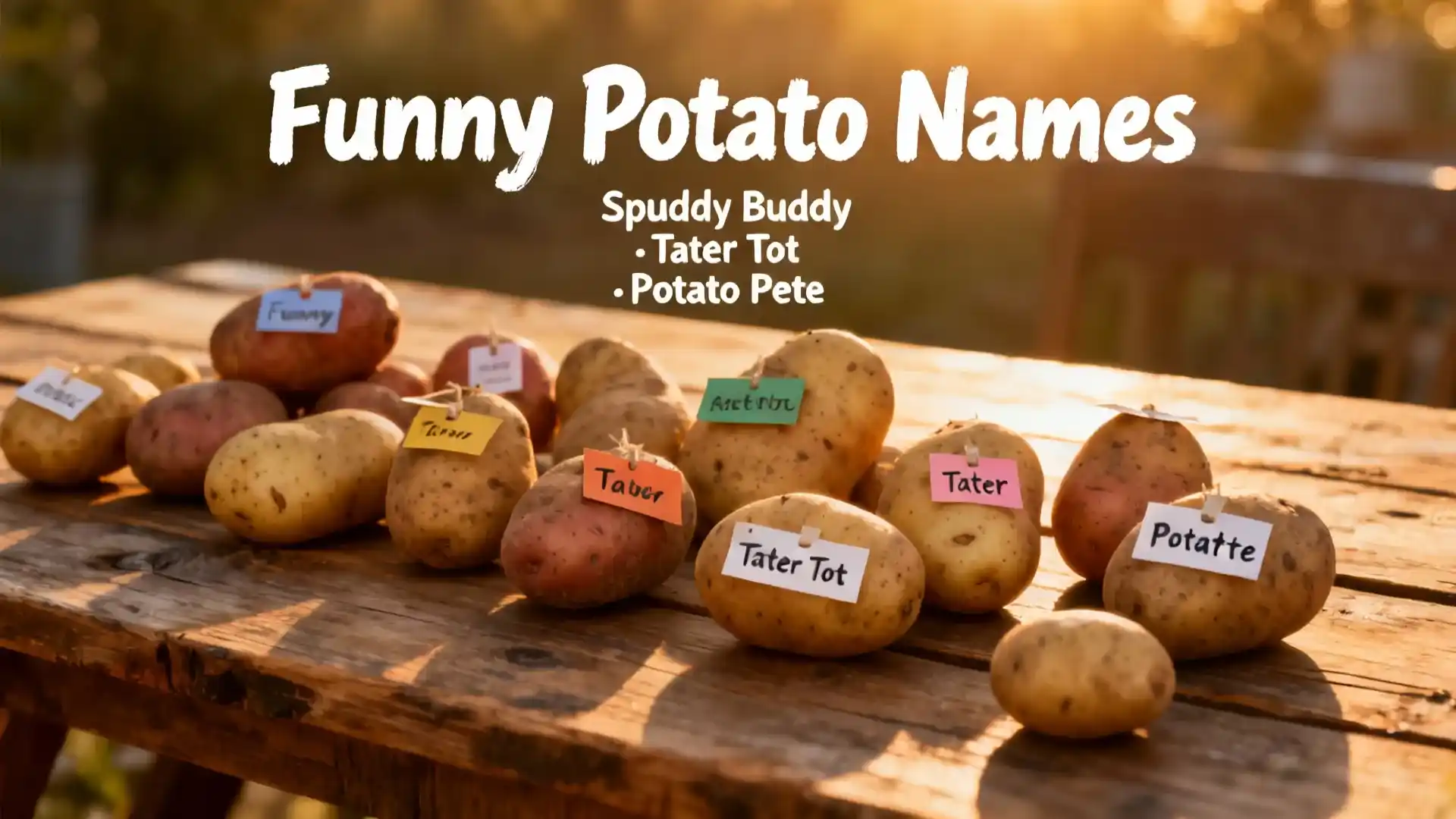 450+ Silly & Funny Potato Names You Can Use Anywhere