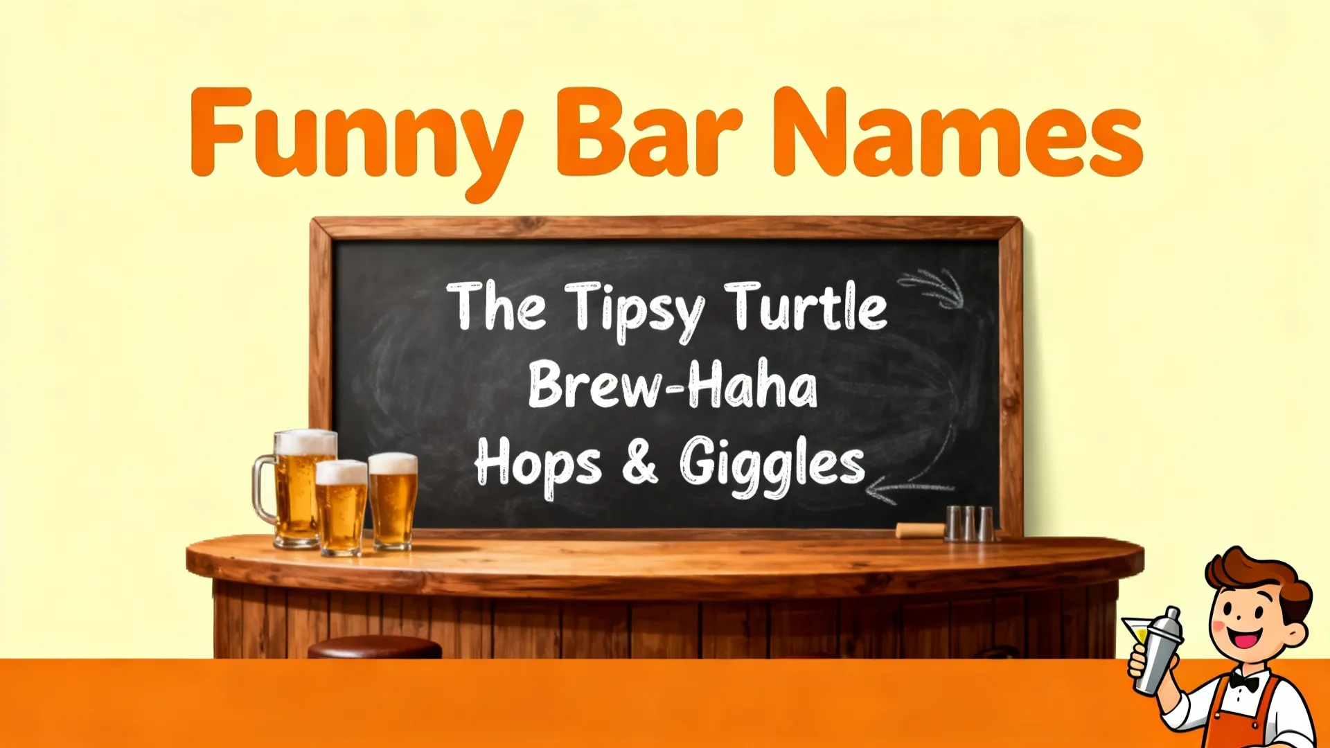 340 Funny Bar Names That Draw Instant Attention