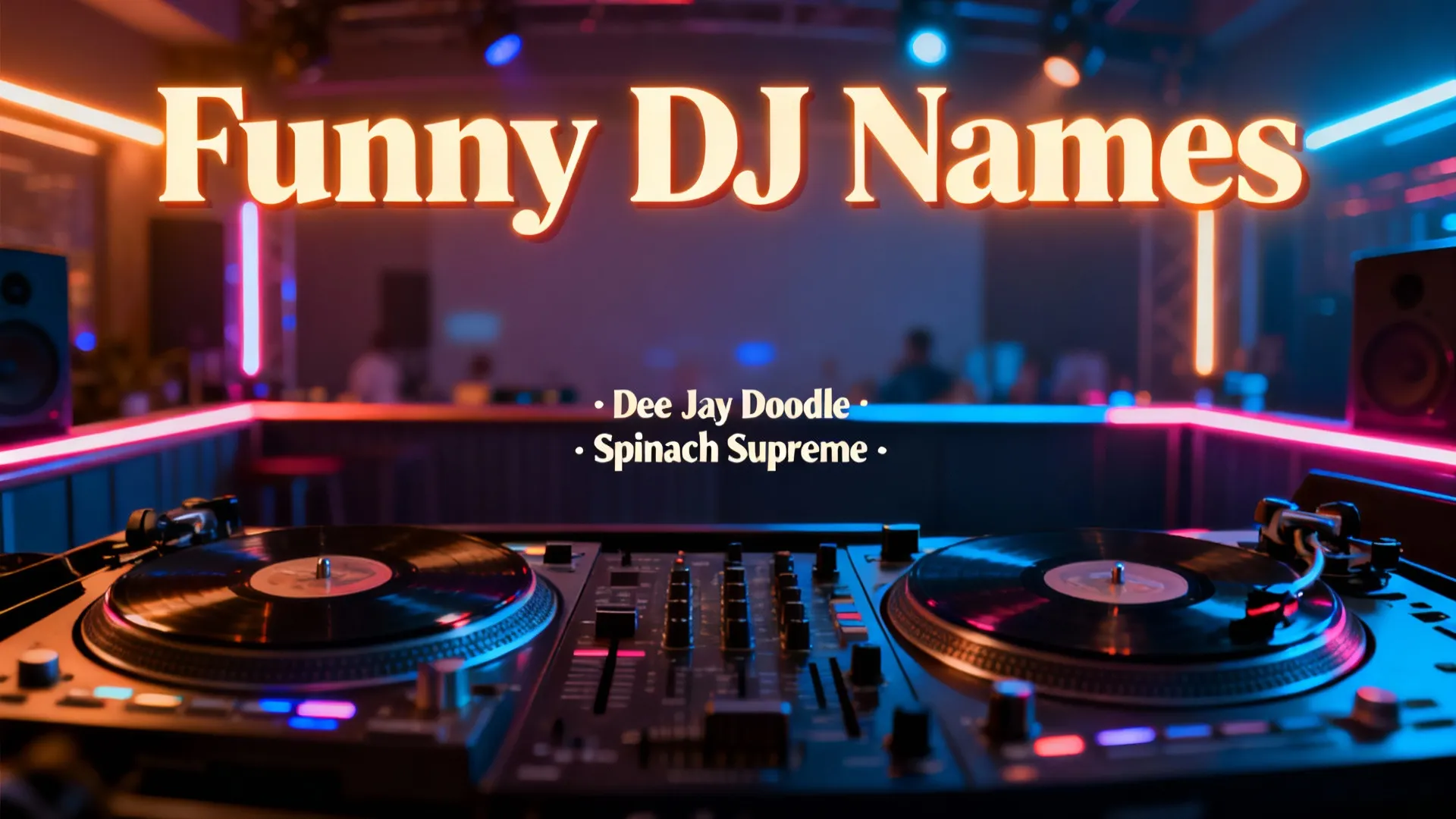 Top Funny DJ Names to Stand Out at Every Gig